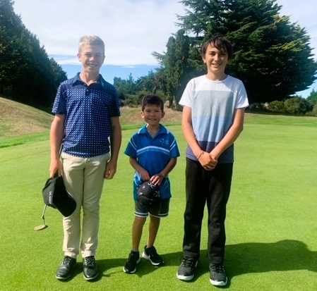 9 Hole Ambrose Championship, George, Peyton and Te Whetu