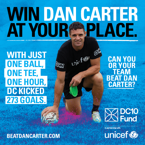 Be in to win a DAN CARTER coaching clinic.
