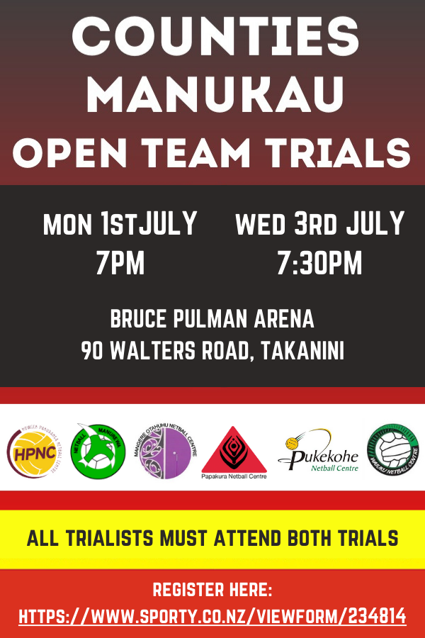 Counties Manukau Open Team Trials