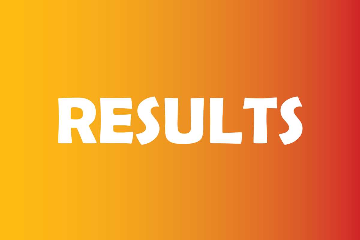 Results - July 30/31