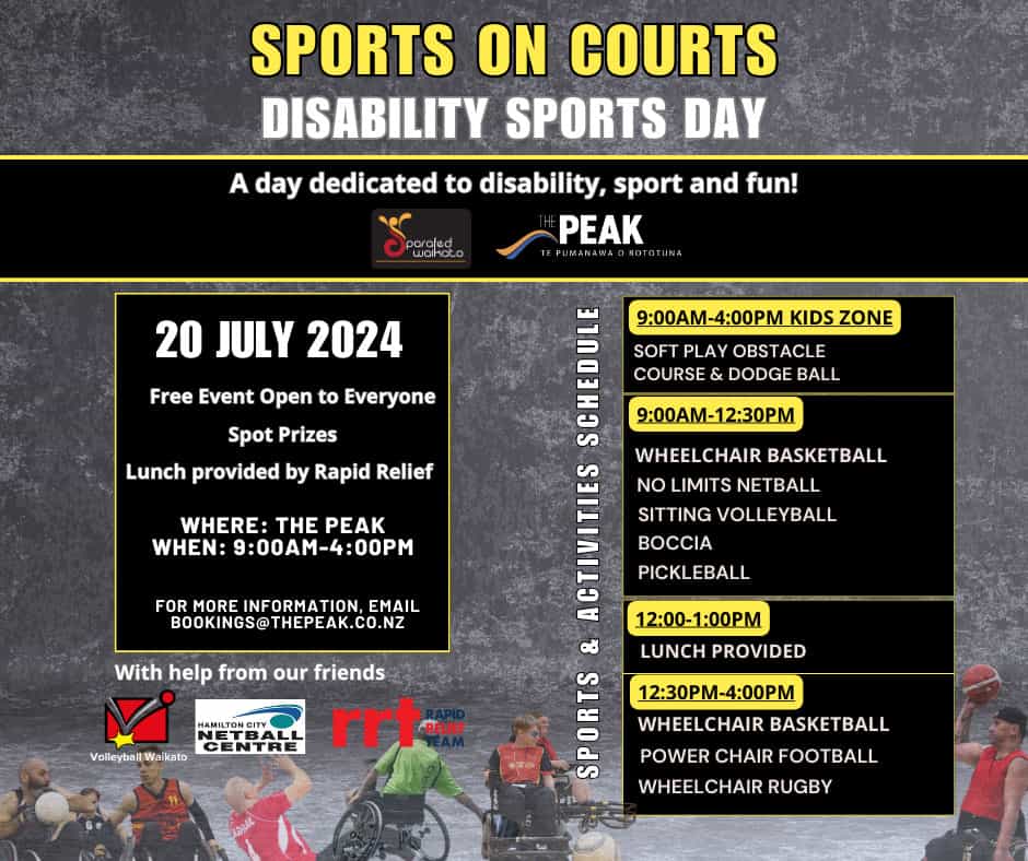 Disability Sports Day 'Sports on Courts' coming to Hamilton