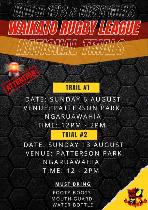 KOTIRO TRIALS FOR 16 & 18S