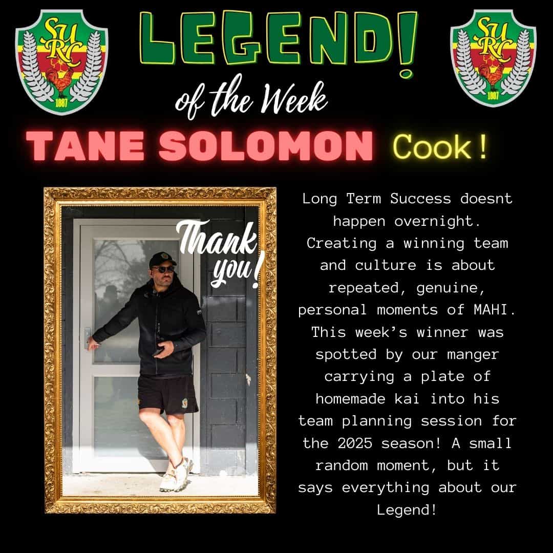 Tane - Club Manager's Legend of the Week