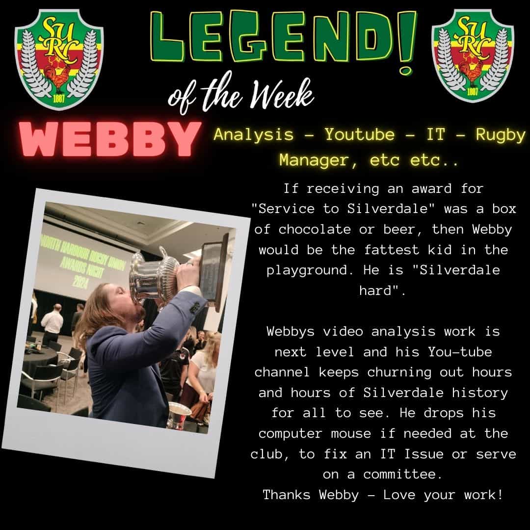 Webby - Club Manager's Legend of the Week