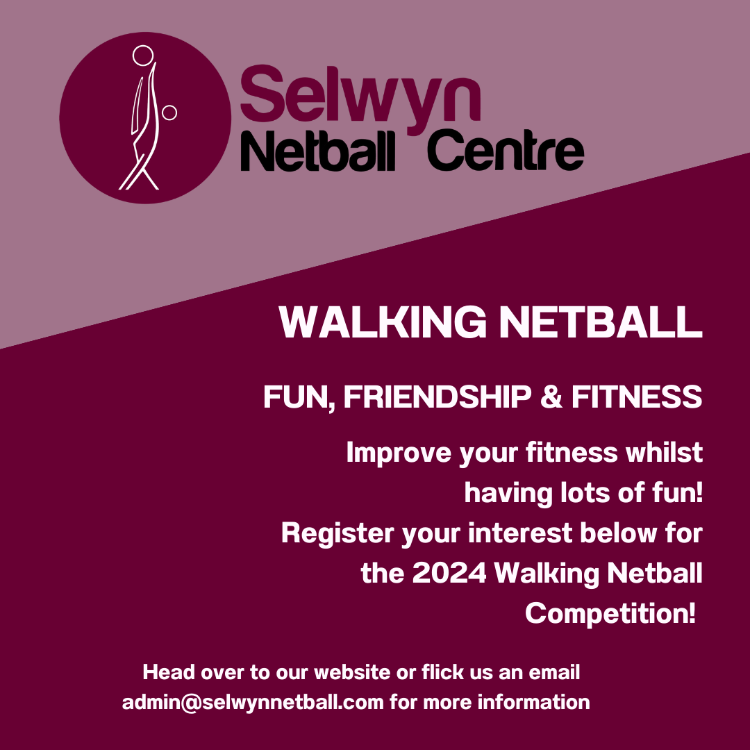 Selwyn Netball Centre - Walking Netball