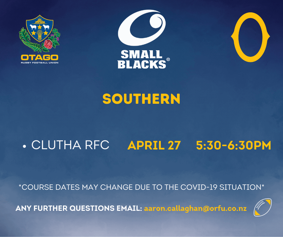 SOUTHERN REGION SMALL BLACKS COURSE NEW DATE