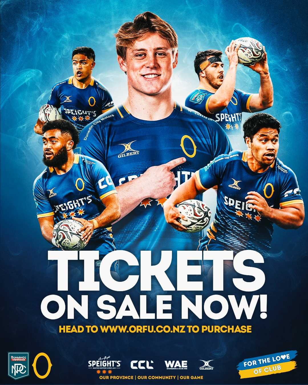 OTAGO HOME GAME TICKETS ON SALE NOW