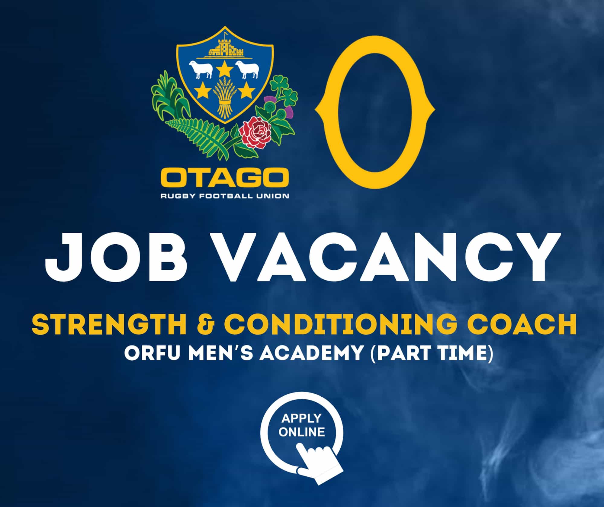 JOB VACANCY - STRENGTH & CONDITIONING COACH (PART TIME)