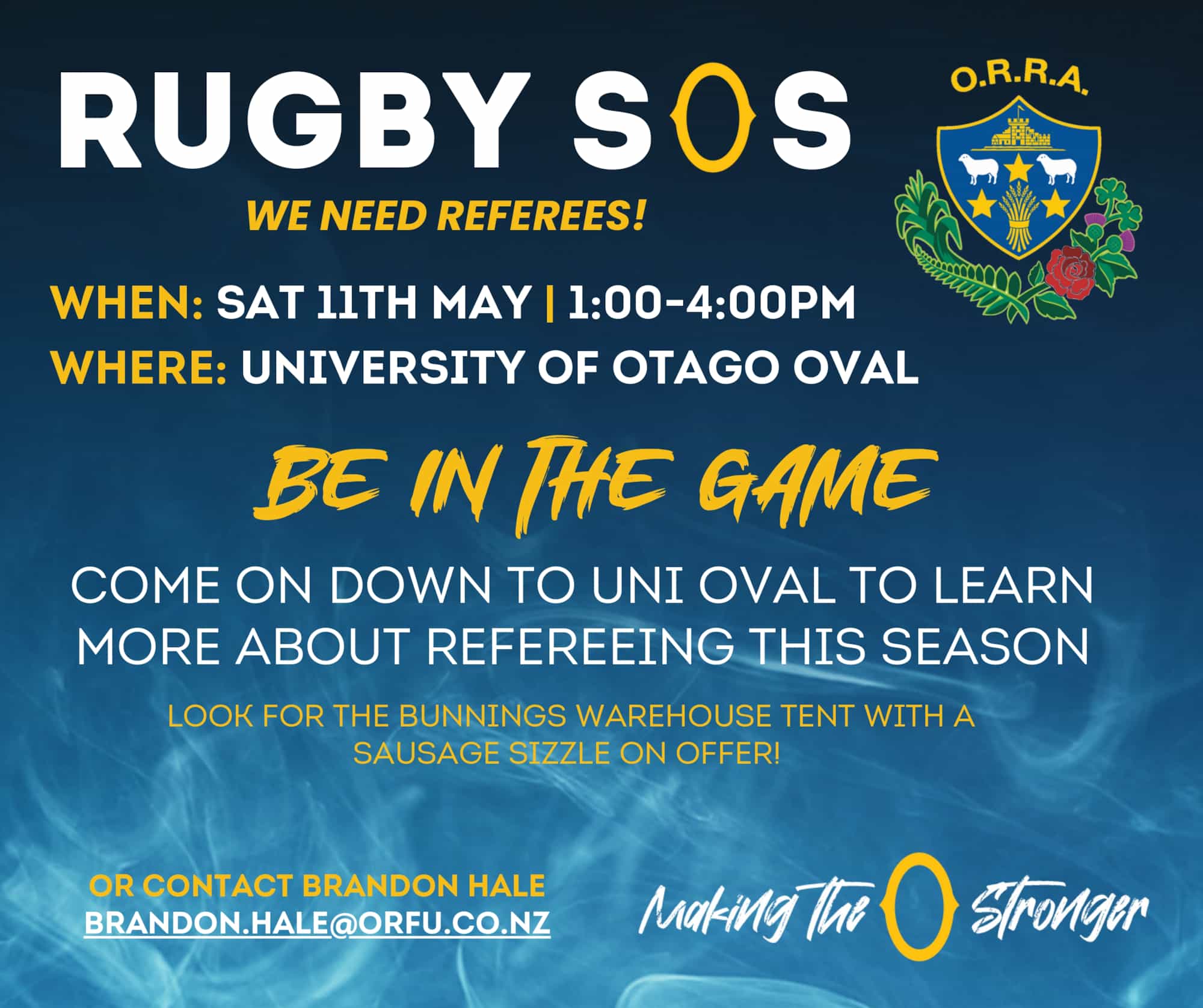 RUGBY SOS EVENT SATURDAY MAY 11TH