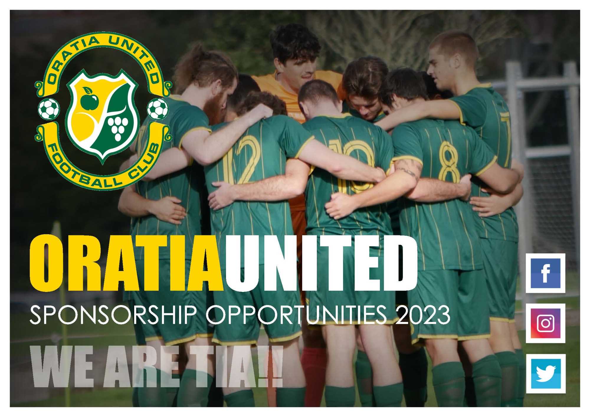Oratia United release sponsorship opportunites