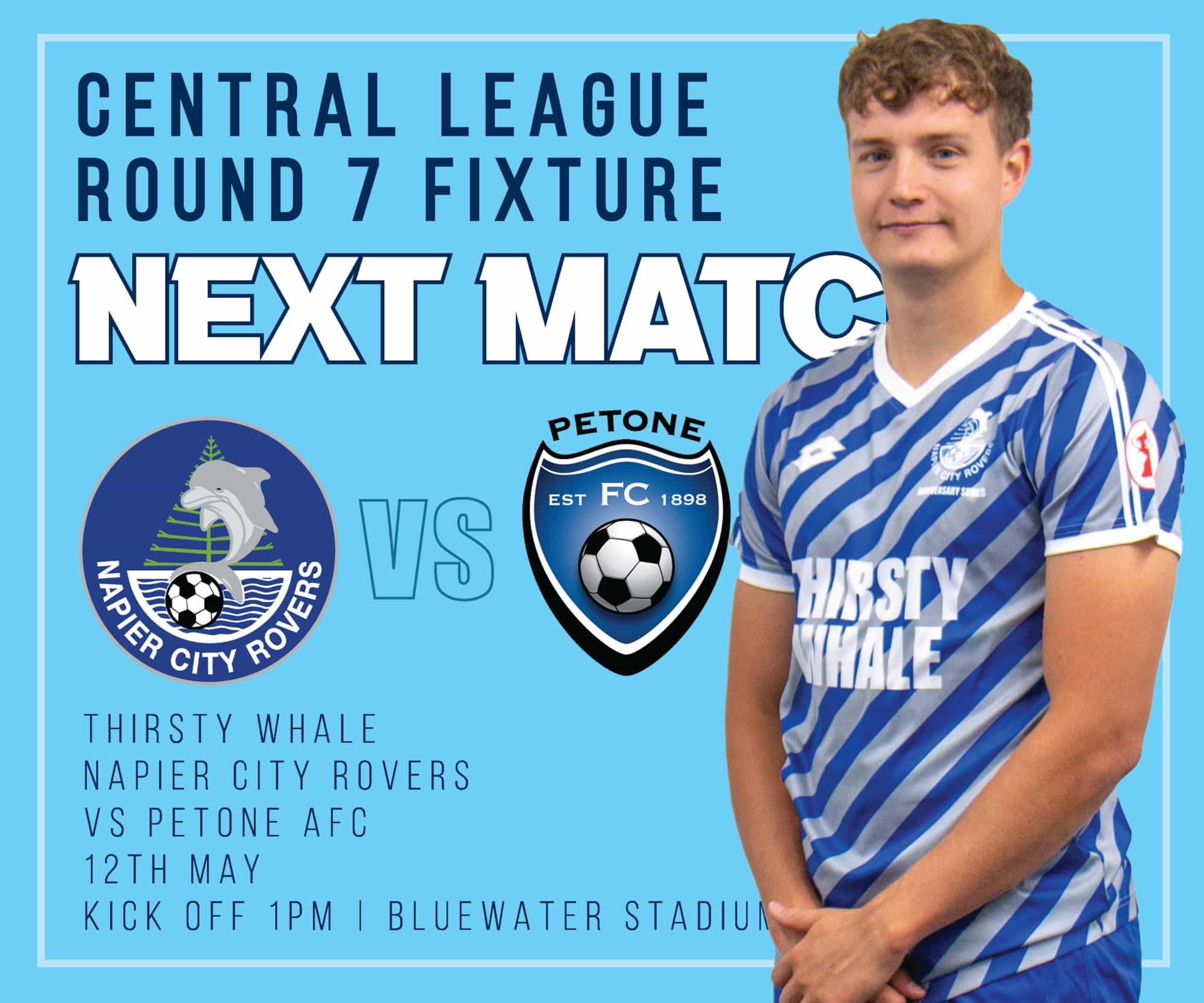 Round 7 Fixture: Petone FC at 1PM