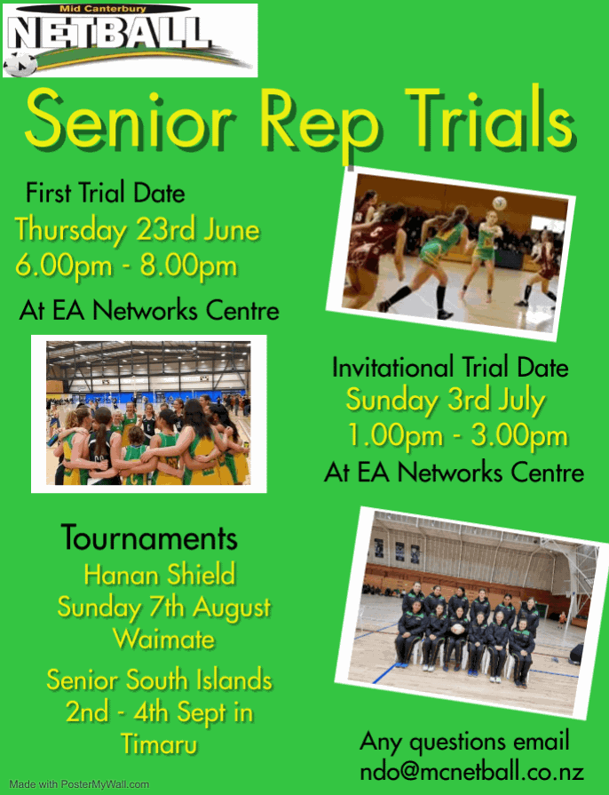 Senior rep trials