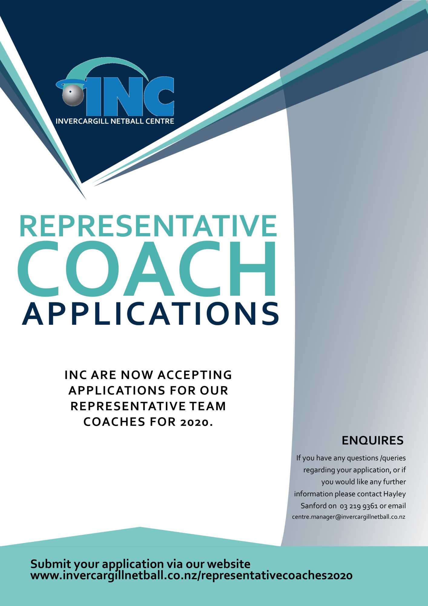 INC Representative Coach Applications 2020