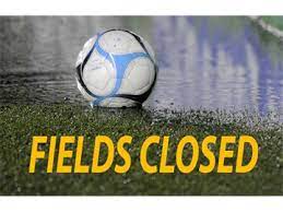 Fields closed until 7th February as advised by Council