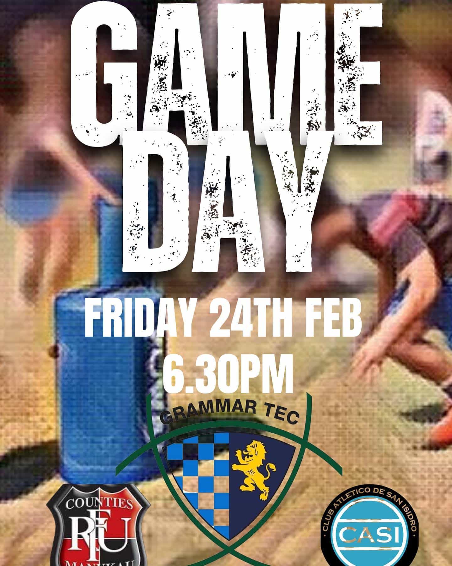 Grammar TEC, Counties, CASI Game of three halves 24 Feb