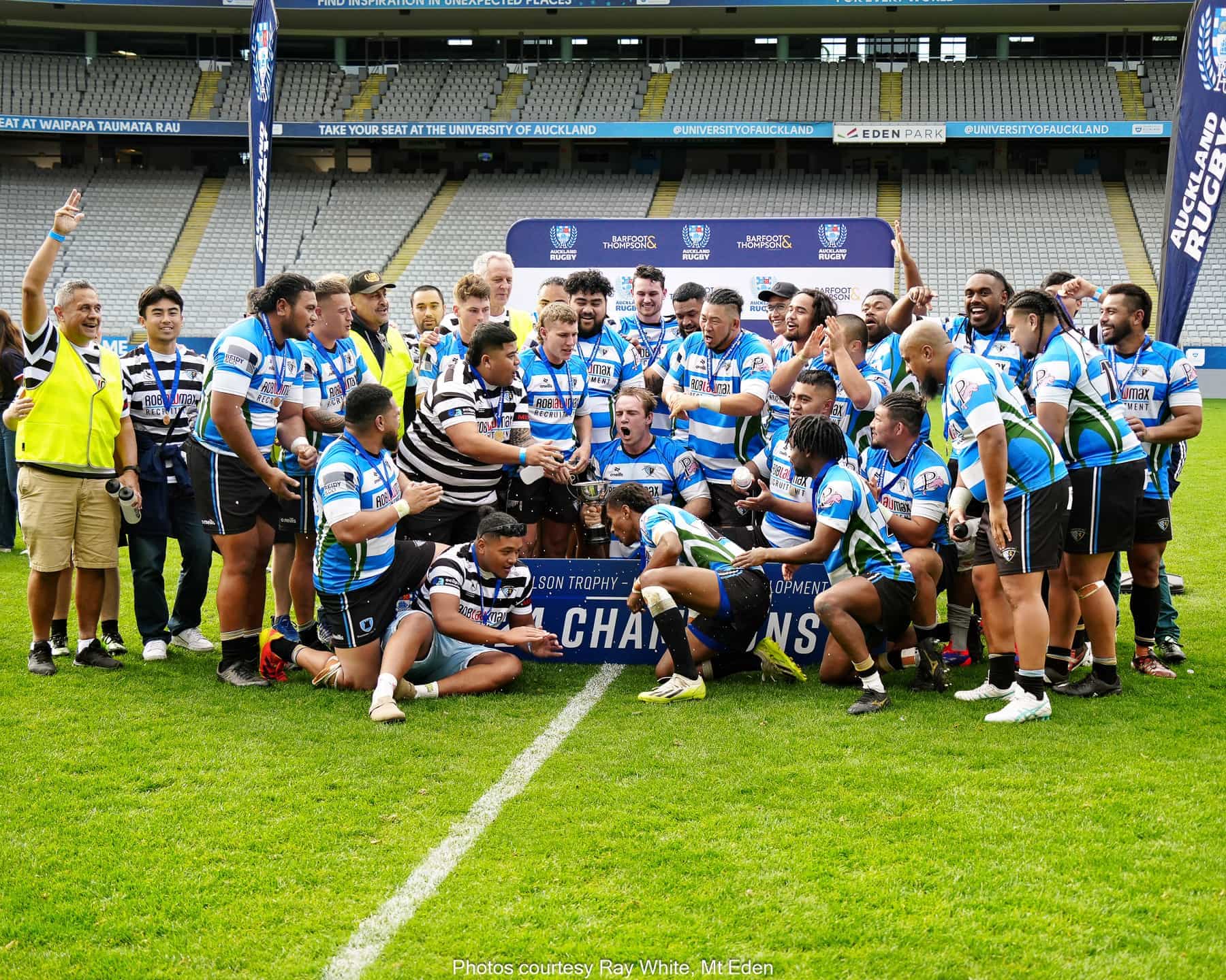 Champions - Premier Development win the George Nicholson Trophy