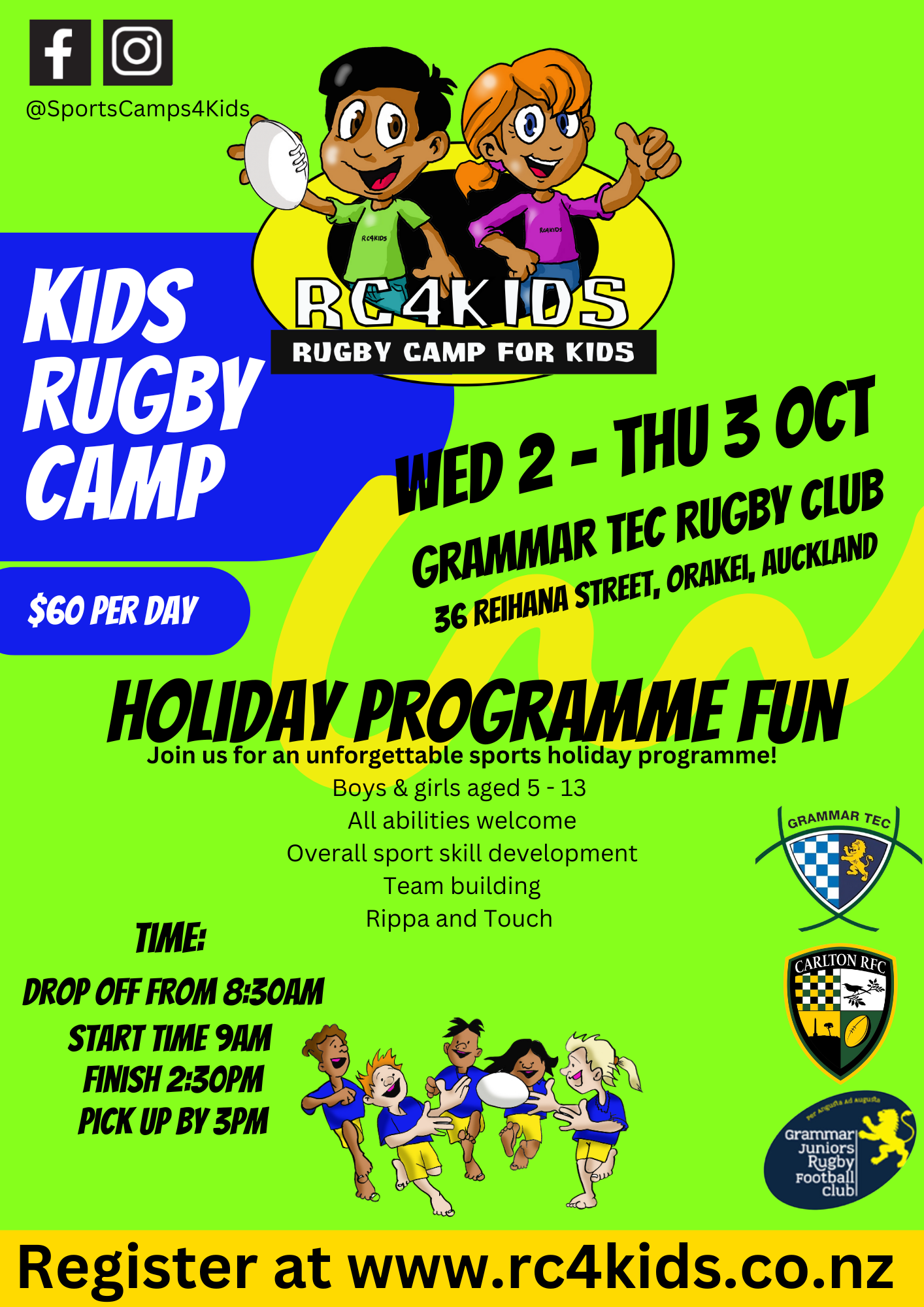 Grammar TEC School Holiday Programme